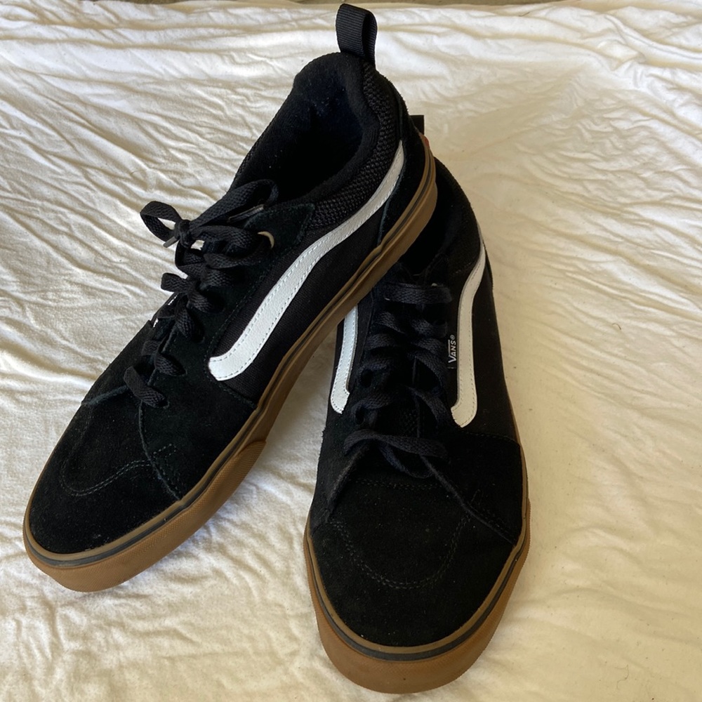 Vans 508731 Old Skool Classics Black Suede Skater Sho… - Gem